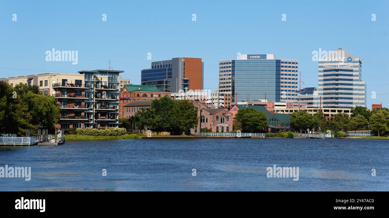 Wilmington, Delaware, U.S.A - September 8, 2024 - The distance view of ...