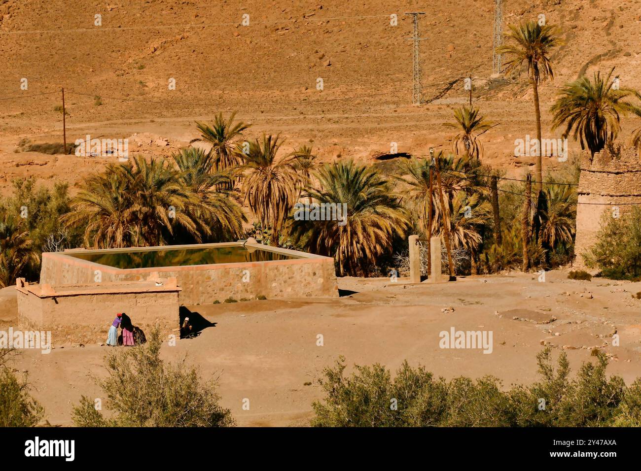 The Tata valley and the Berber Ksars, ancient fortified villages now abandoned, monumental ...