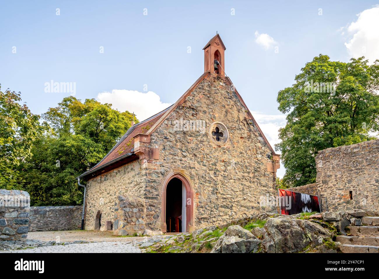 Castle Frankenstein, Darmstadt Eberstadt, Germany Stock Photo - Alamy