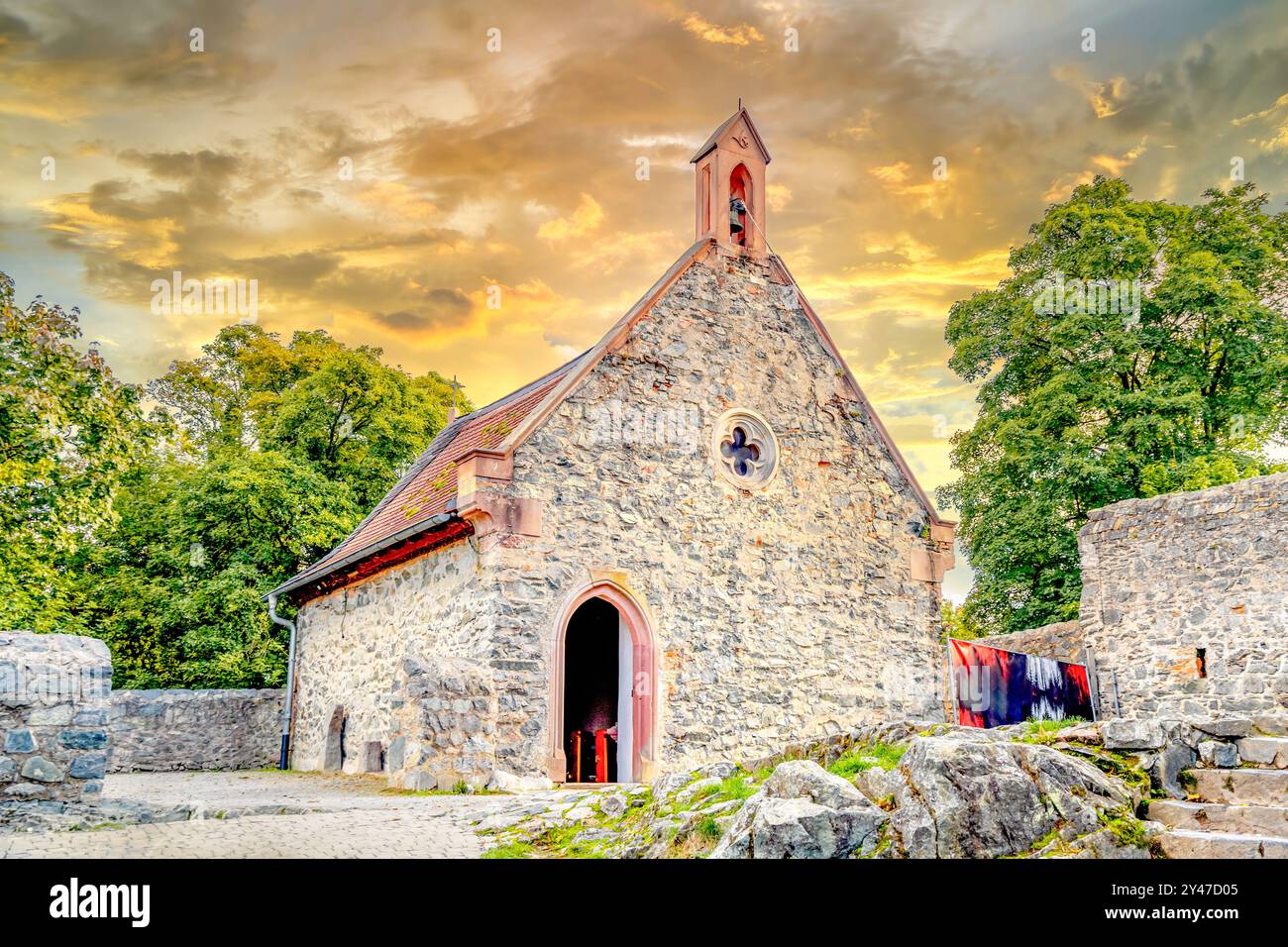 Castle Frankenstein, Darmstadt Eberstadt, Germany Stock Photo - Alamy