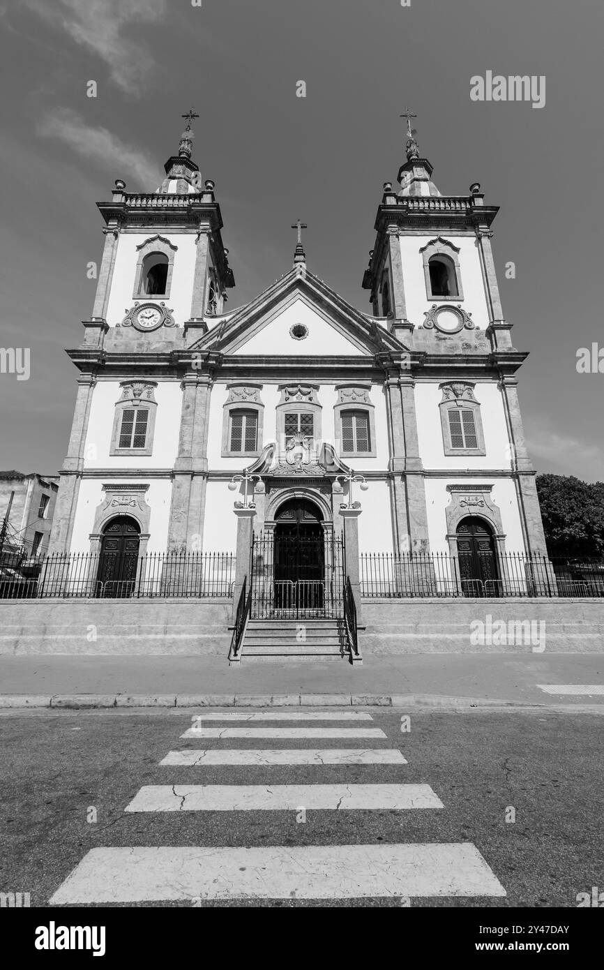 Aparecida, Brazil. The old Basilica of Our Lady Aparecida in baroque ...