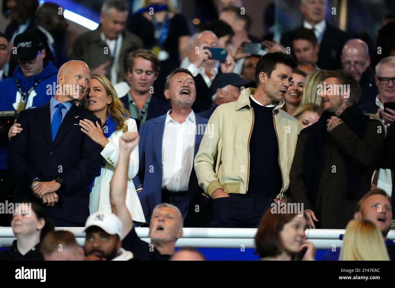 Birmingham city chairman tom wagner with wife cindy wagner in the ...