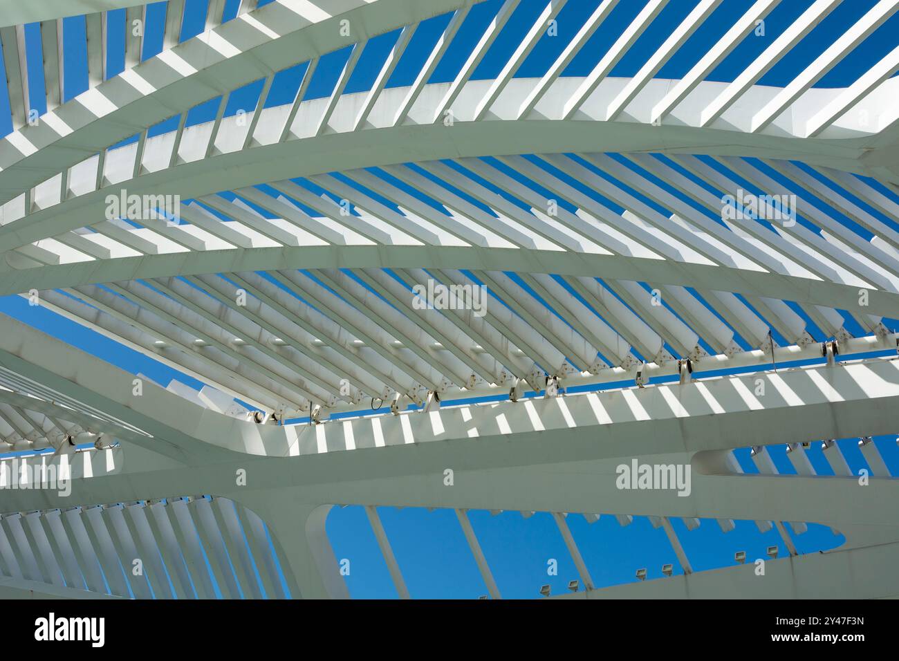 Museum of Tomorrow, Rio de Janeiro, Brazil. Ceiling detail.The building ...