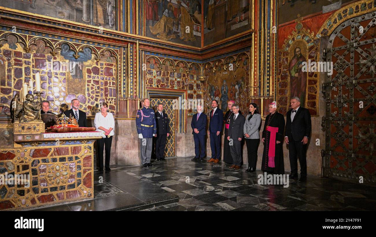 Seven owners of keys unlocked Crown Chamber in Saint Vitus Cathedral ...