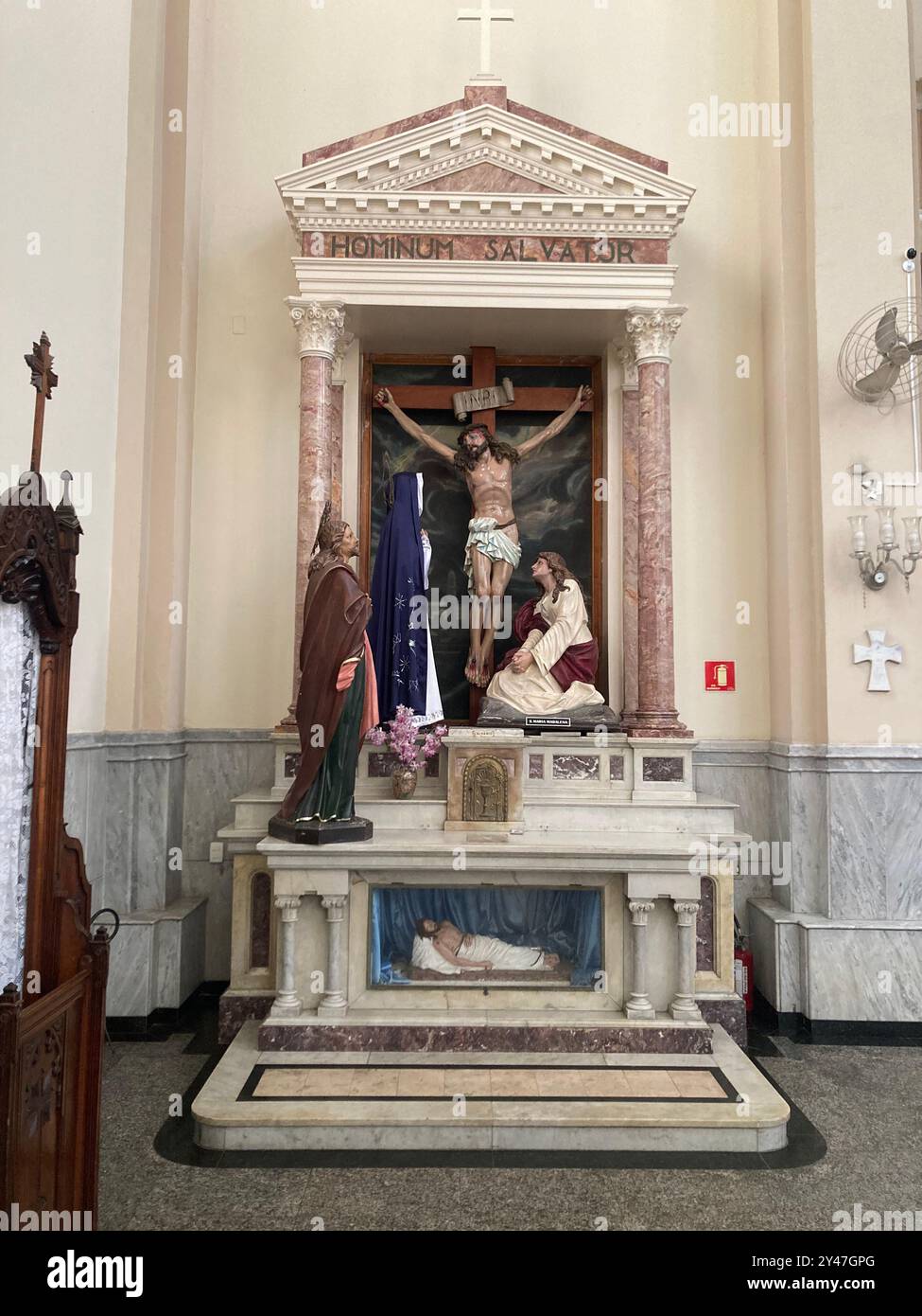 City of Santos, Brazil. Immaculate Heart of Mary Parish. Sculpture ...