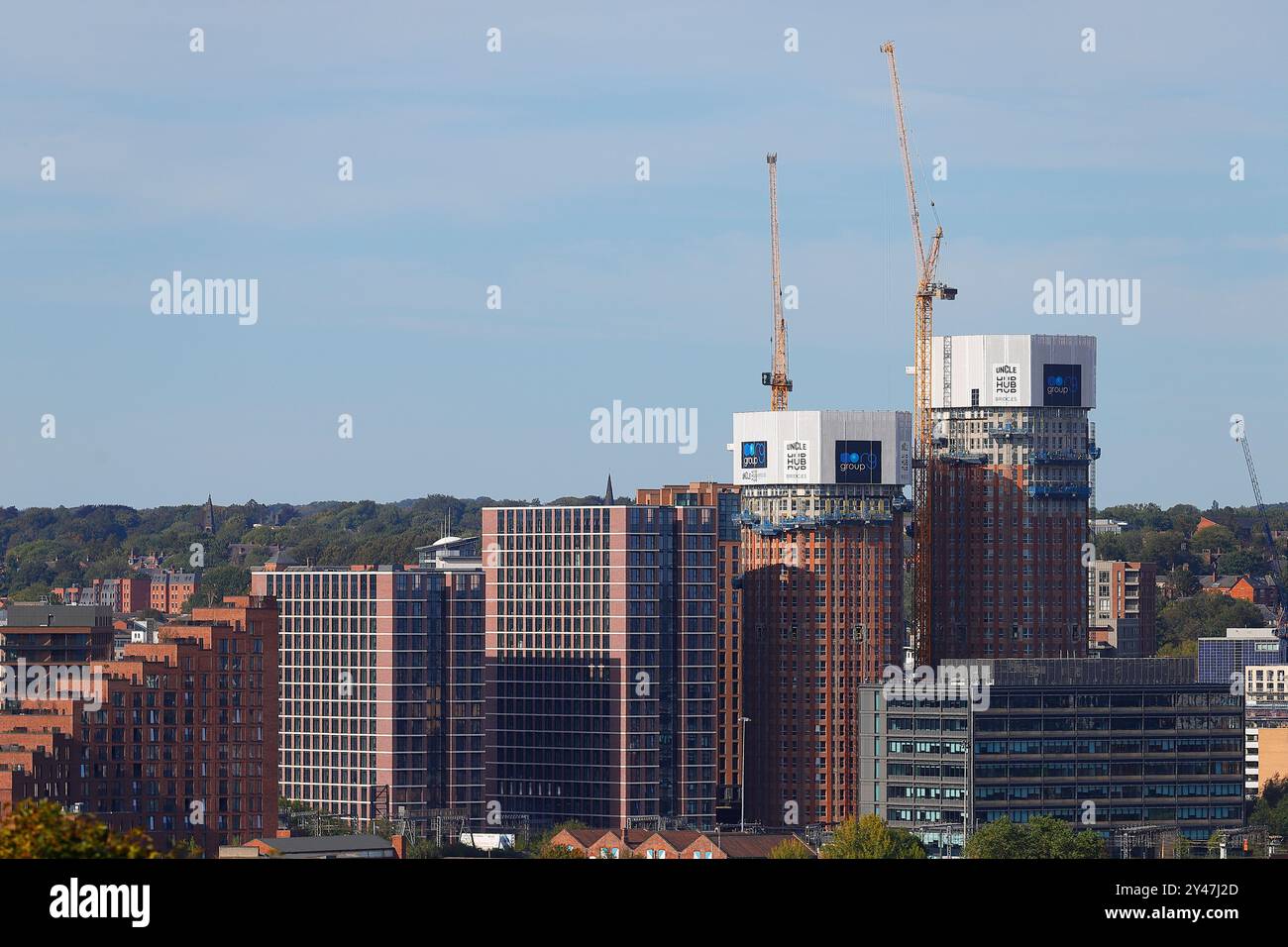 Apartments both completed and under construction in Leeds City Centre ...