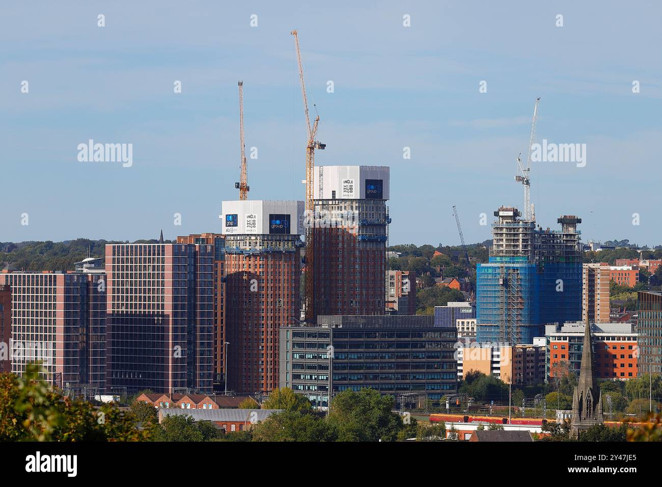 Apartments both completed and under construction in Leeds City Centre ...