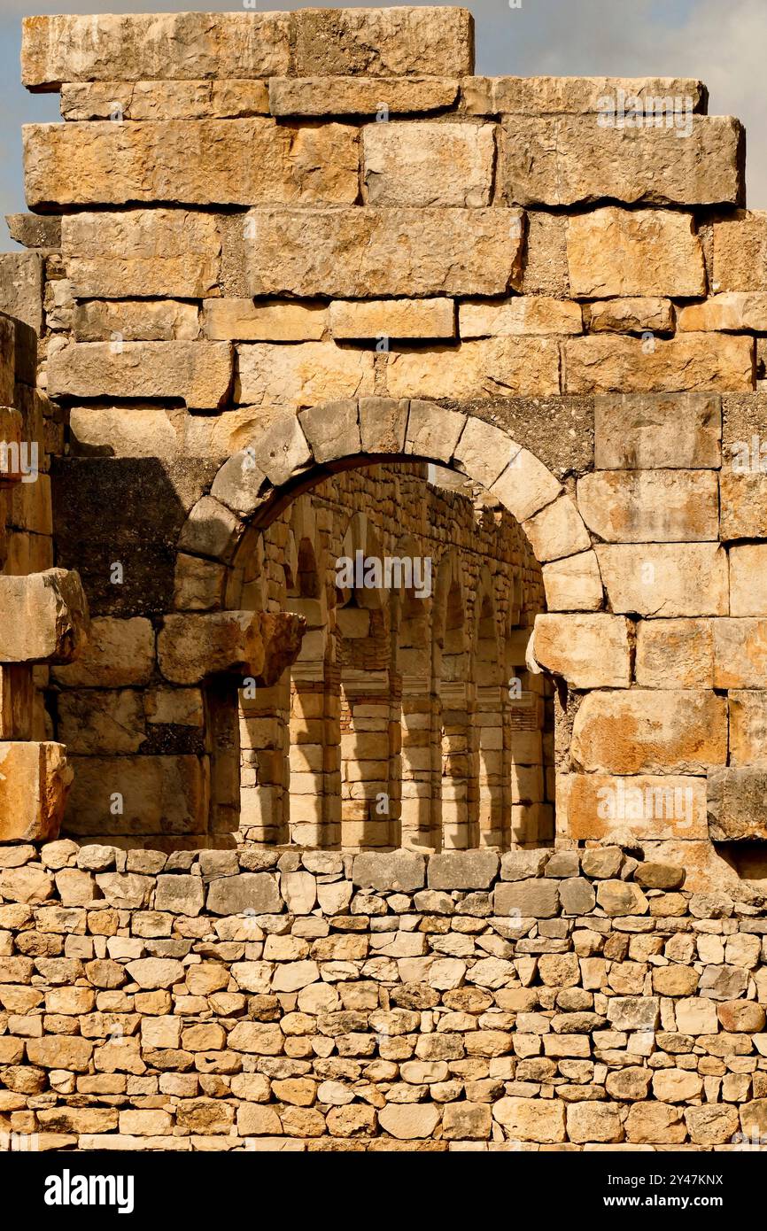 Volubilis, archaeological site, Roman, Mount Zerhoun, imperial city ...
