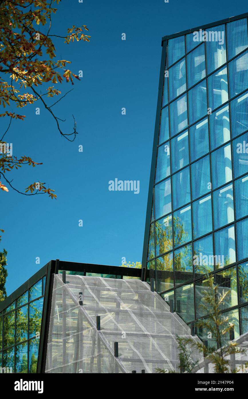 Looking up building Stock Photo - Alamy