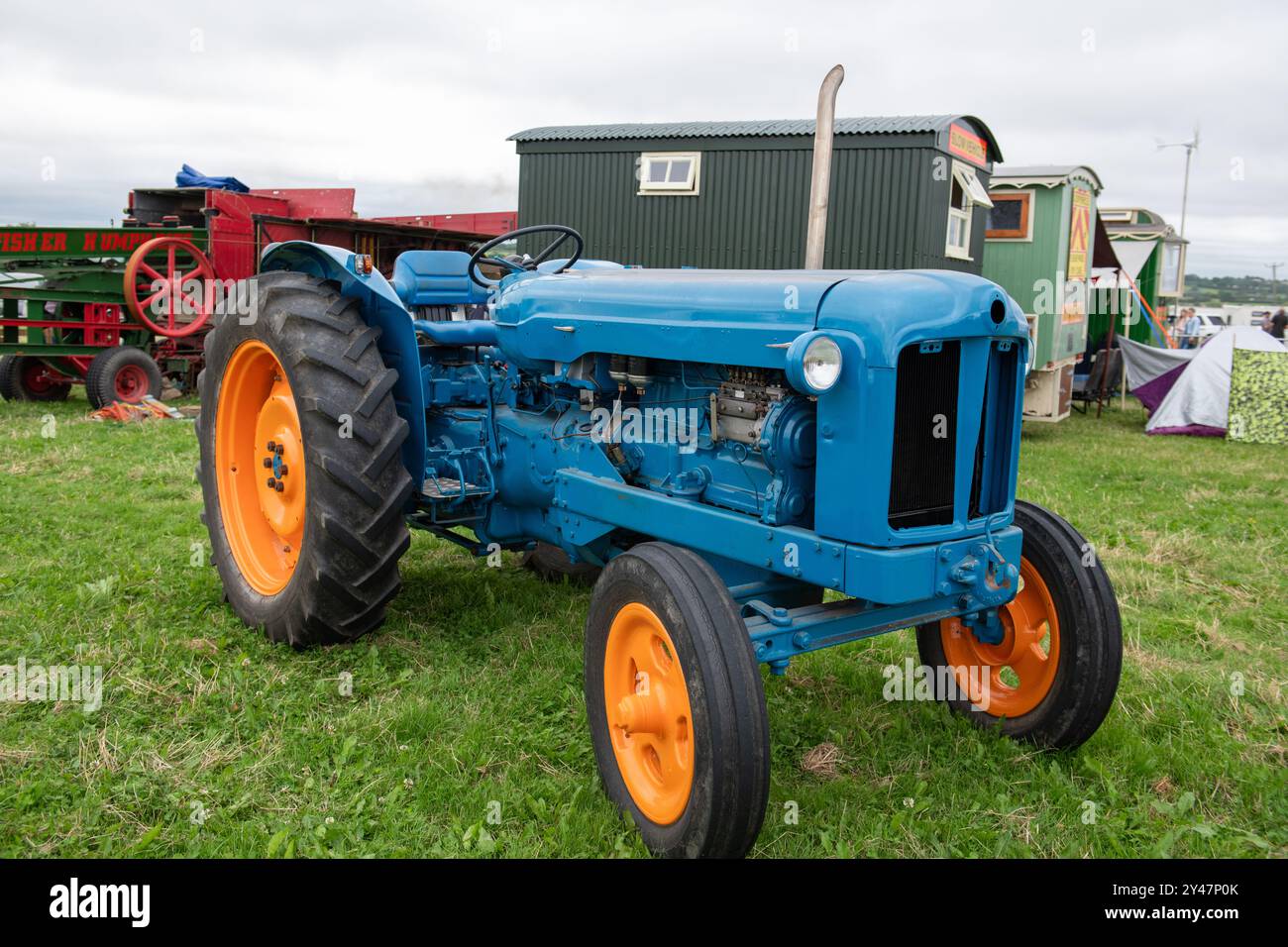 Low Ham.Somerset.United Kingdom.July 20th 2024.A restored Fordson major ...