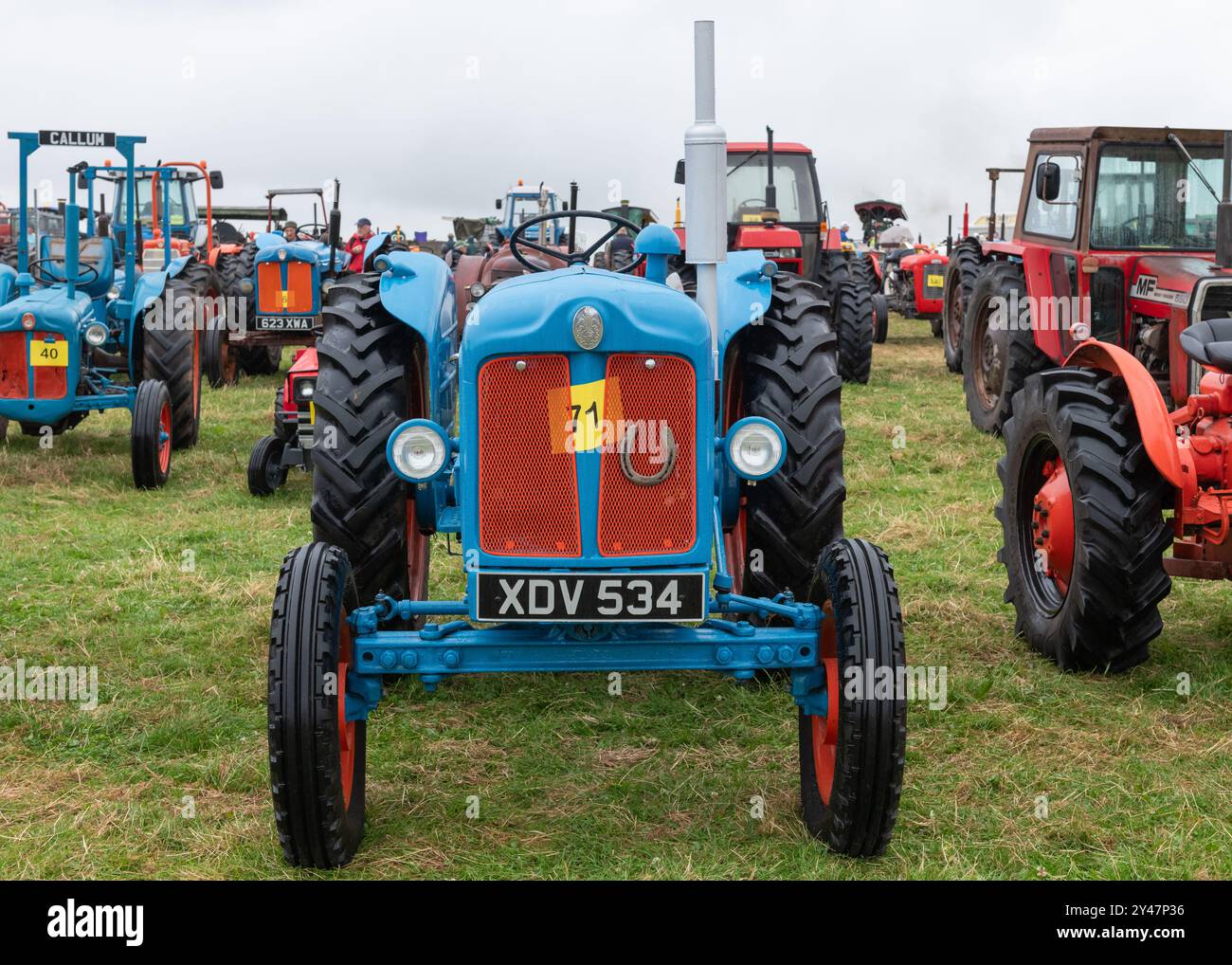 Low Ham.Somerset.United Kingdom.July 20th 2024.A selection of vintage ...