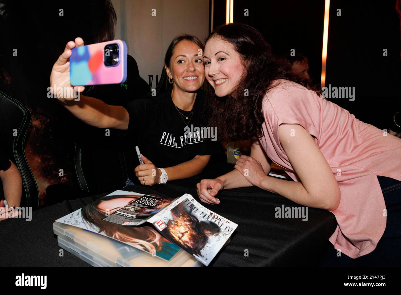 EDITORIAL USE ONLY Susannah Fielding (left) attends Final Fantasy XVI ...