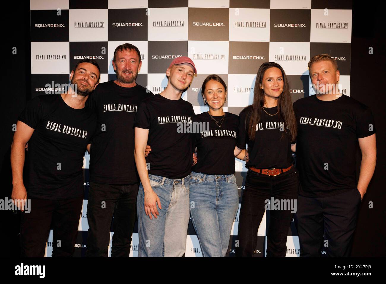 EDITORIAL USE ONLY (Left to right) Ben Starr, Ralph Ineson, Jonathan ...