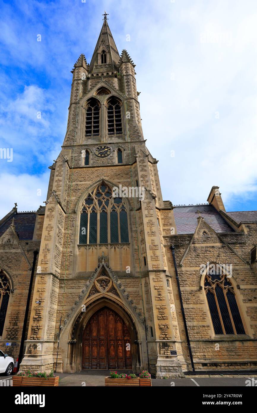 Church spire, Bath, England, UK. Taken September 2024 Stock Photo - Alamy