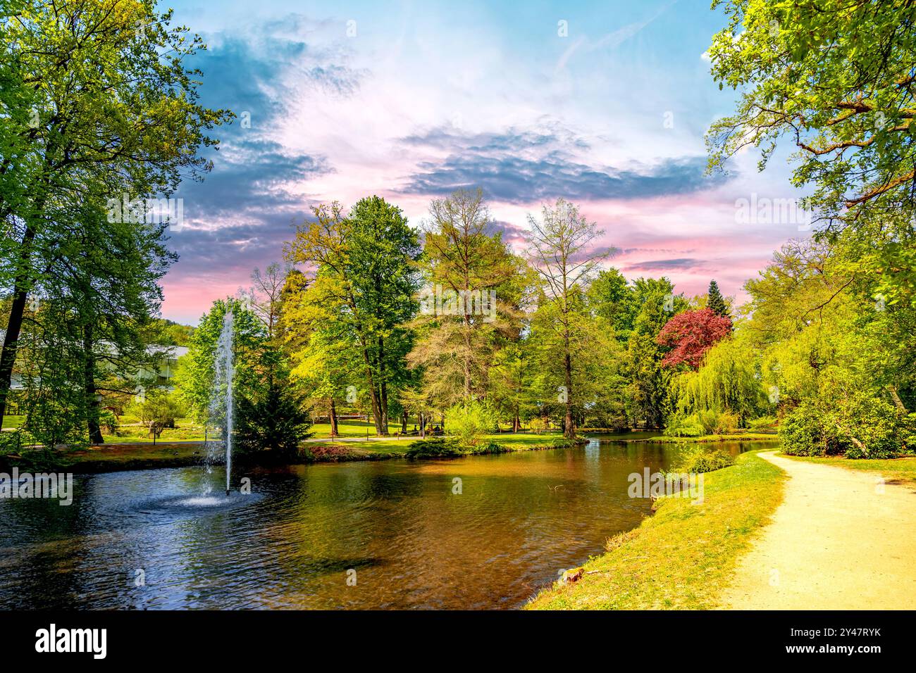 Old city of Bad Orb, Germany Stock Photo - Alamy