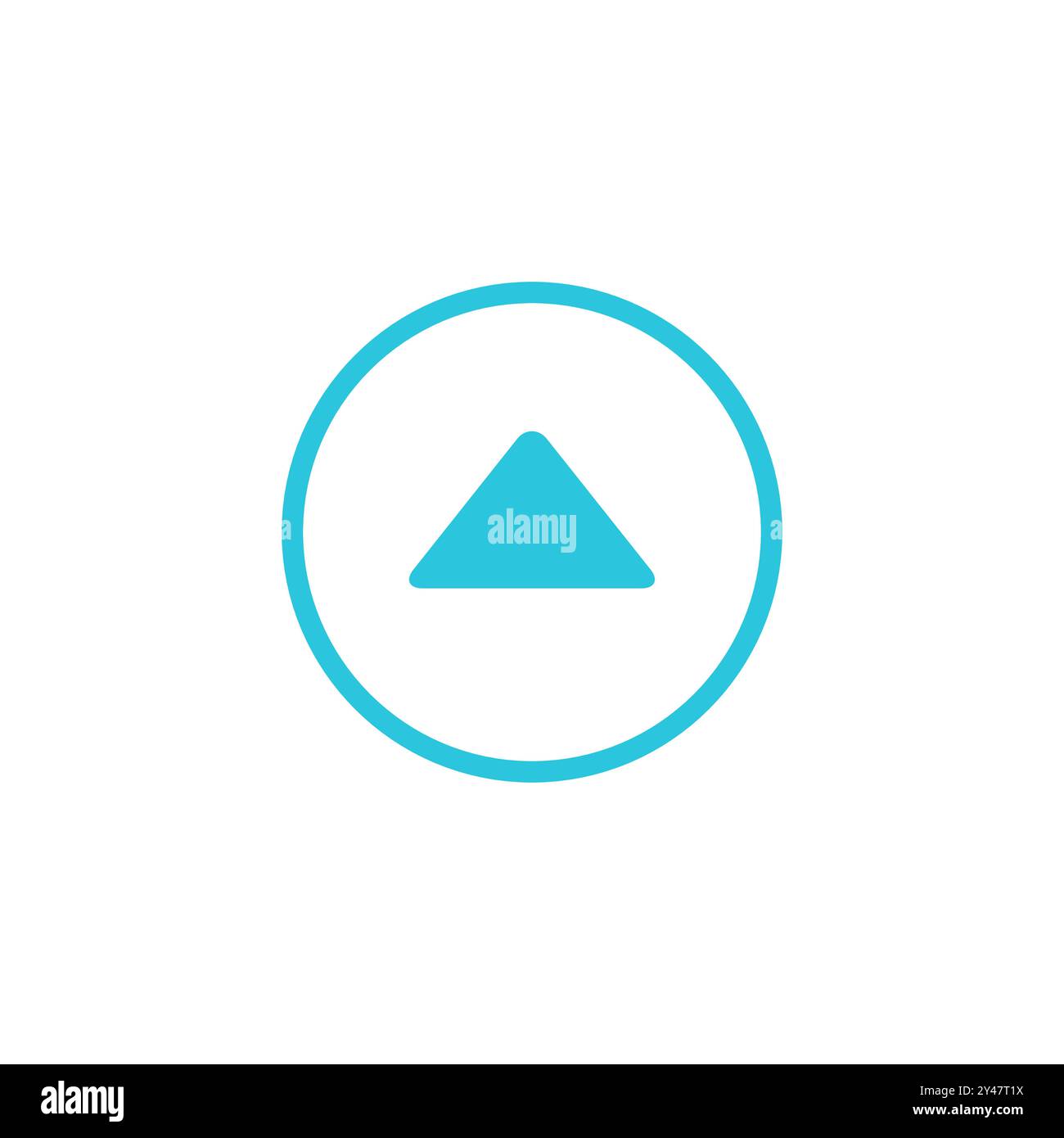 Elevator button icon, Isolated on white background. From blue icon set ...