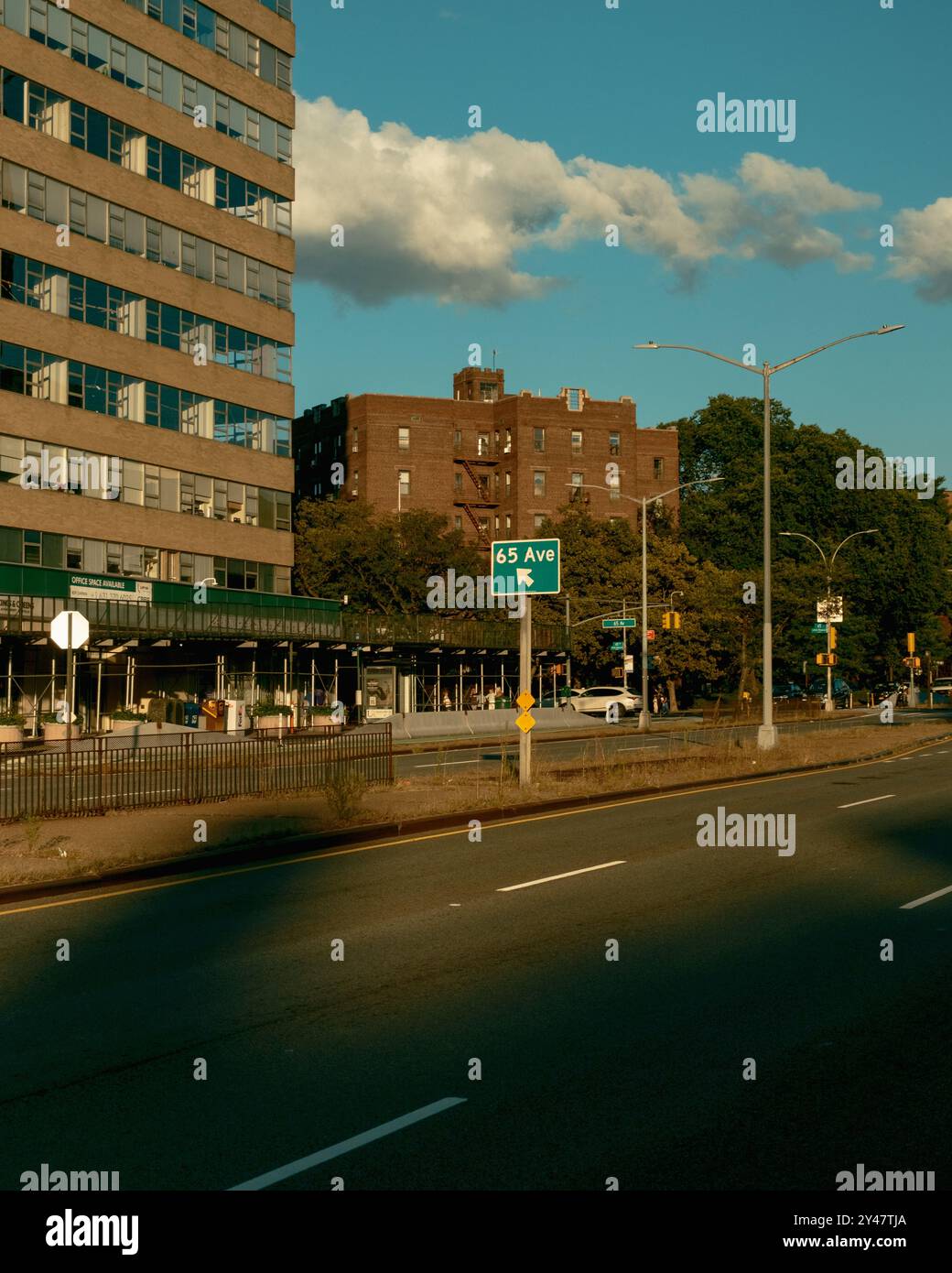 65th Avenue sign in Rego Park, Queens, New York Stock Photo - Alamy