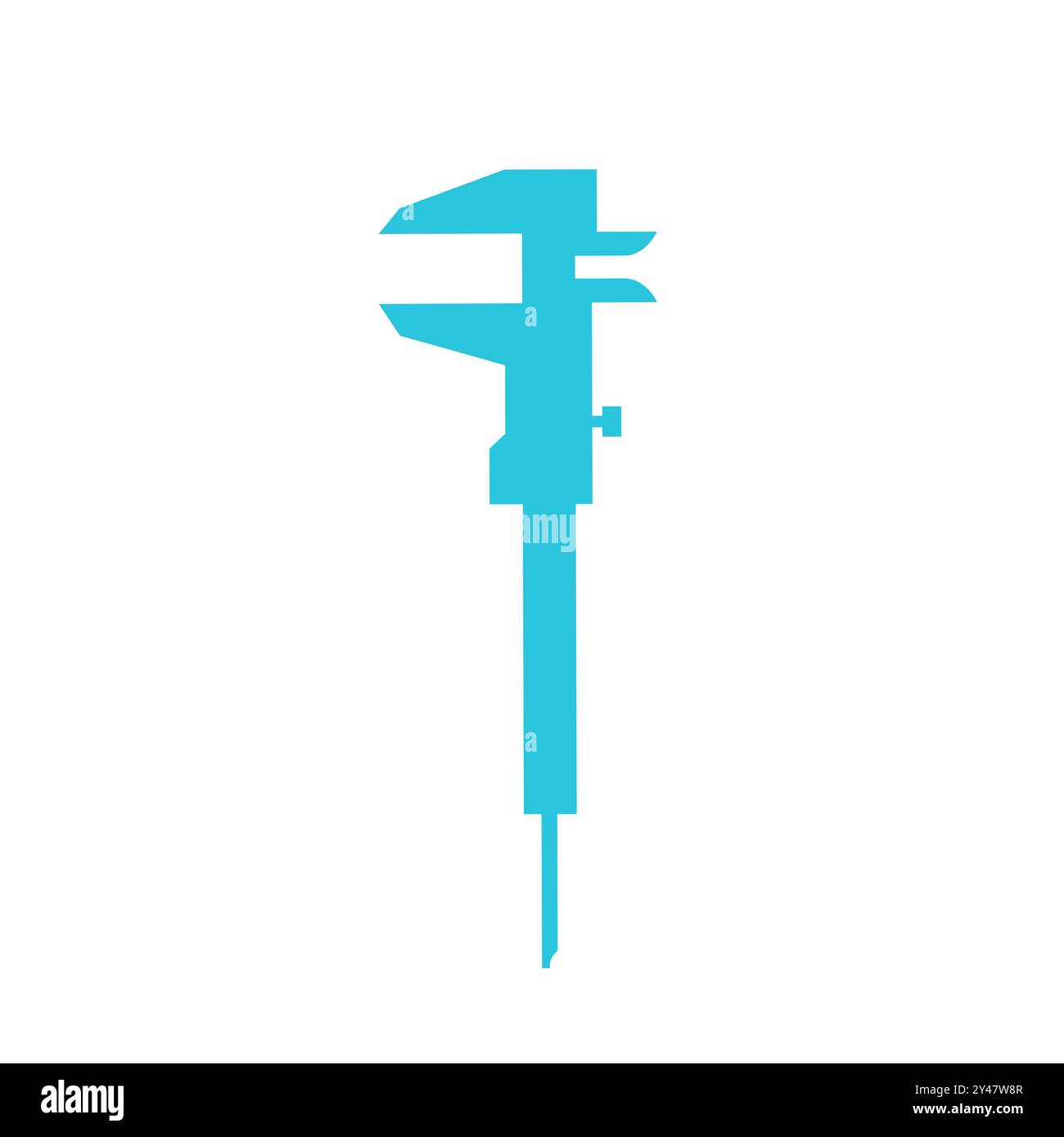 Instrument for precise measurements. Vernier Calliper. Isolated on ...