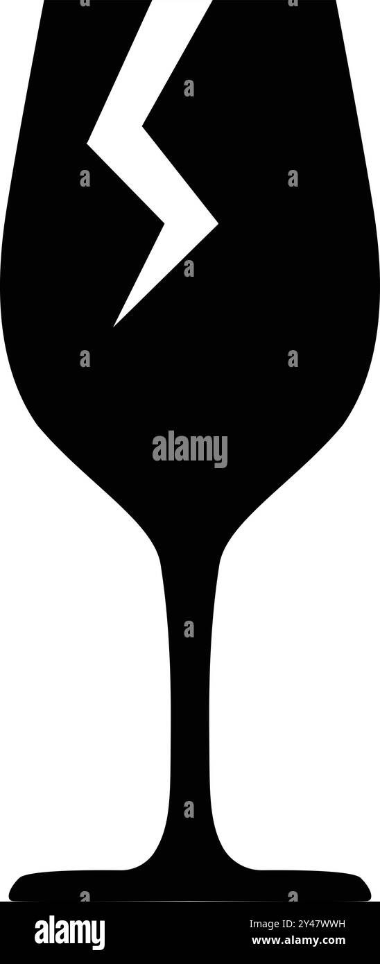 Fragile Symbol Fragile Glass Break Icon Fragile Logo Handle With Care Fragile Package Mark