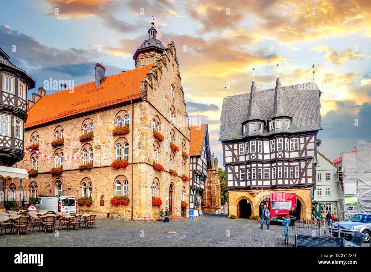 Old city of Alsfeld, Germany Stock Photo - Alamy
