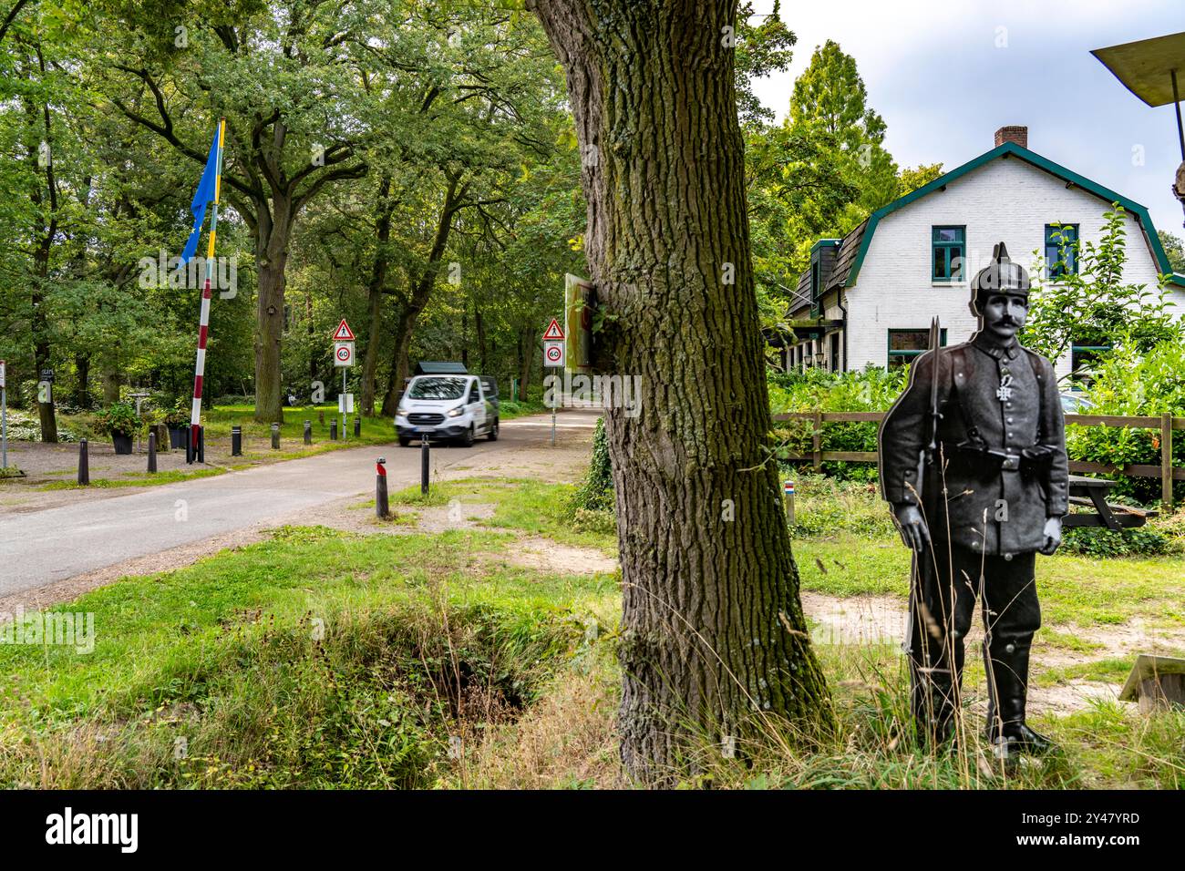 The so-called Green Border, at the former border crossing Grenzweg near ...