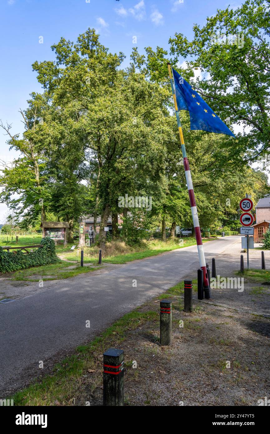 The so-called Green Border, at the former border crossing Grenzweg near ...