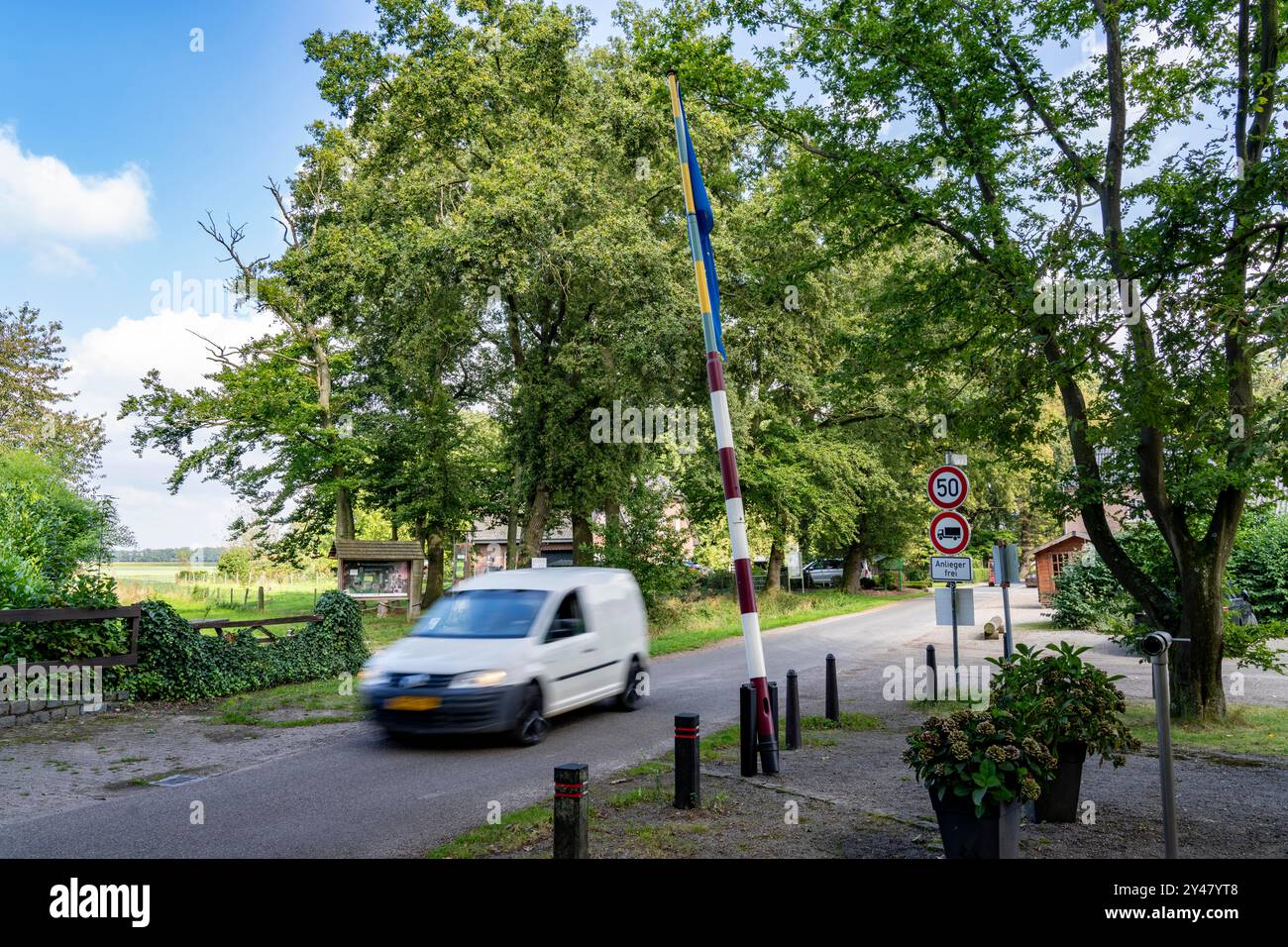 The so-called Green Border, at the former border crossing Grenzweg near ...