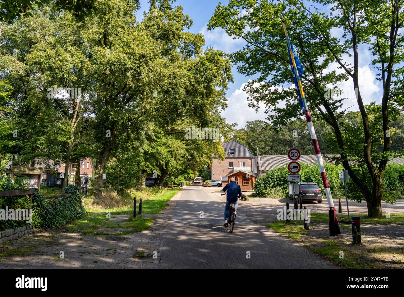 The so-called Green Border, at the former border crossing Grenzweg near ...