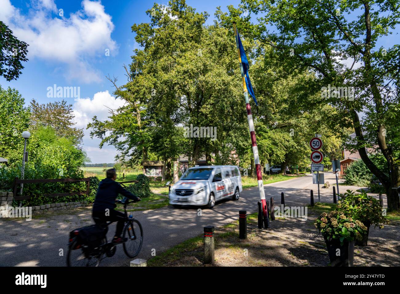 The so-called Green Border, at the former border crossing Grenzweg near ...