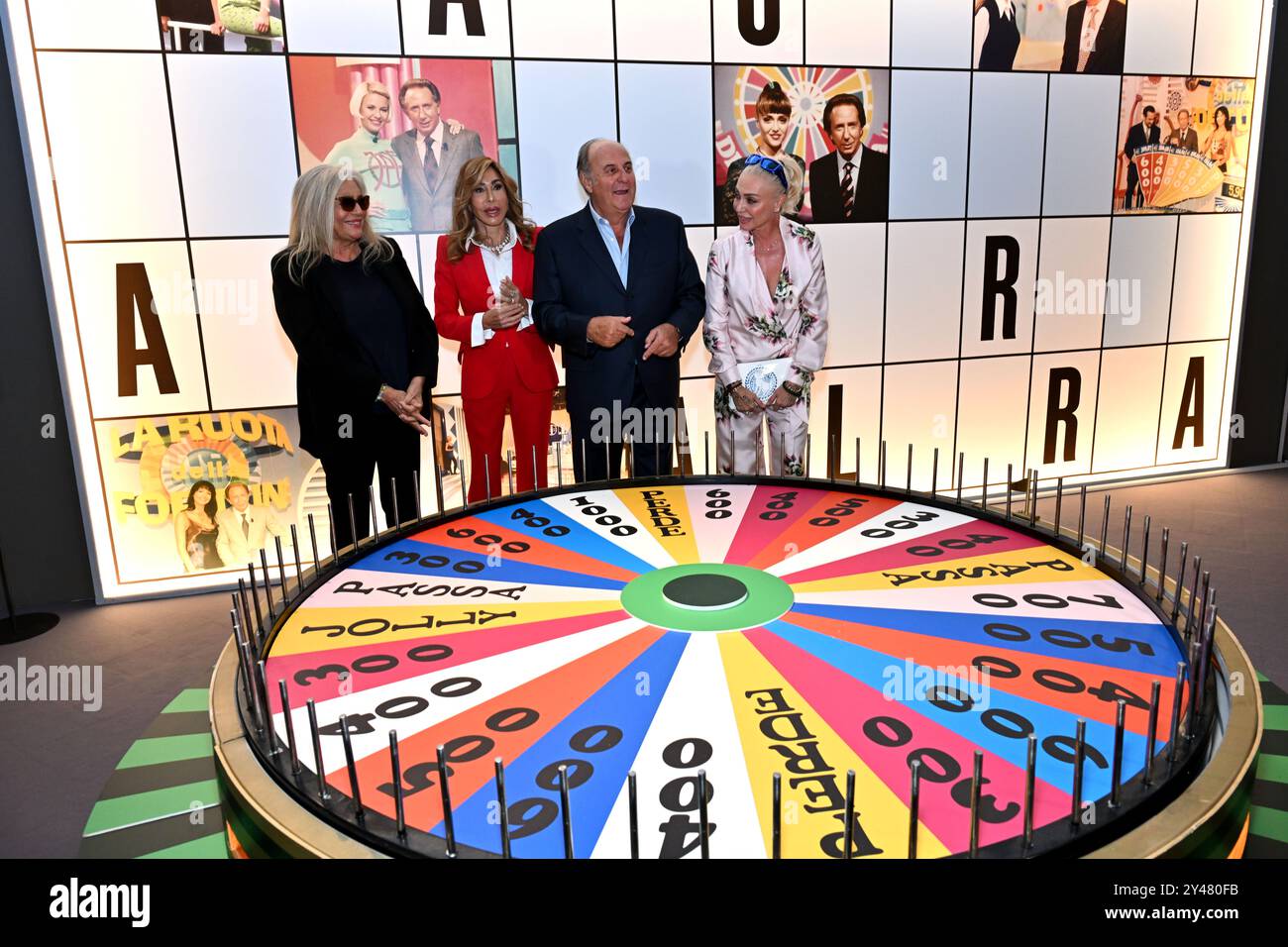 Milan Opening of the Exhibition Mike Bongiorno 1924 - 2024. Royal ...