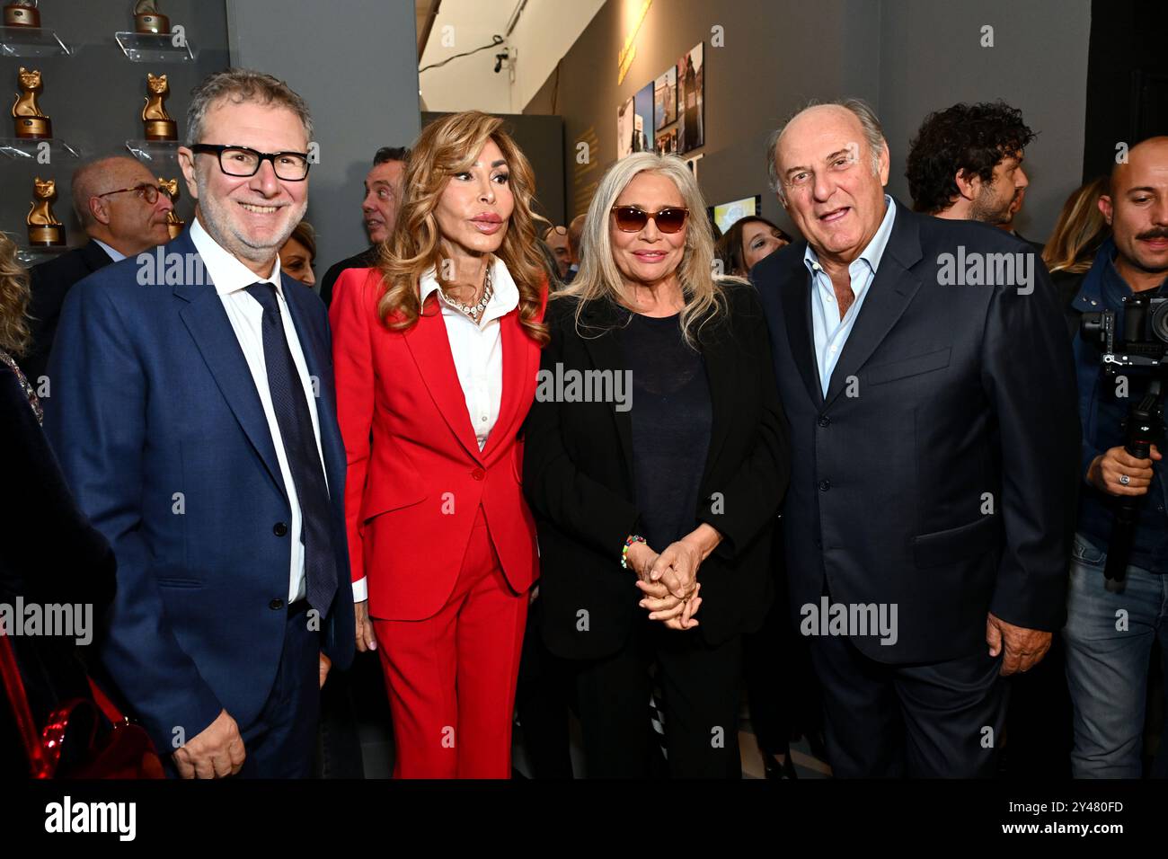 Milan Opening of the Exhibition Mike Bongiorno 1924 - 2024. Royal ...