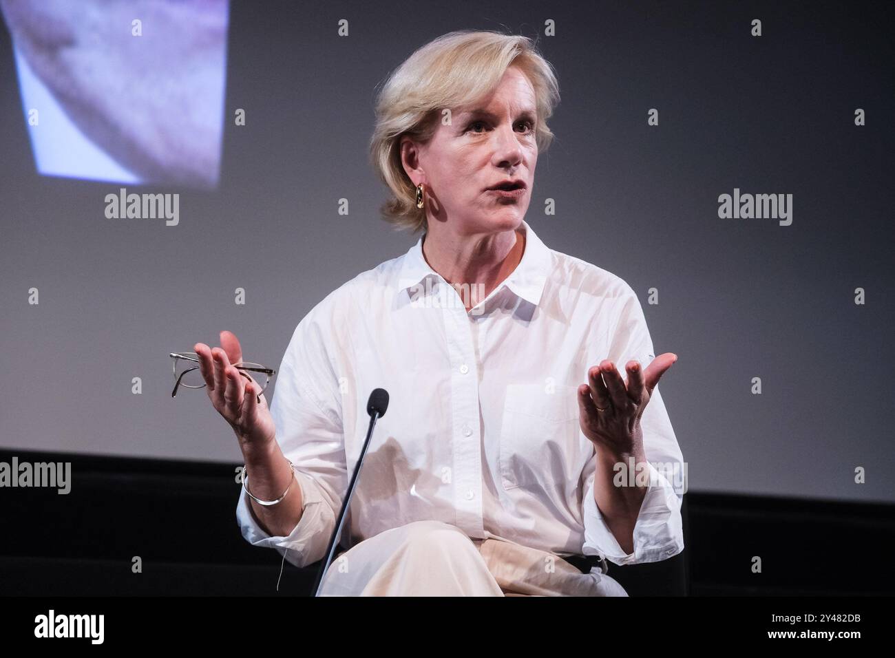 London, UK. 16th Sep, 2024. Juliet Stevenson on stage at Mark Kermode ...
