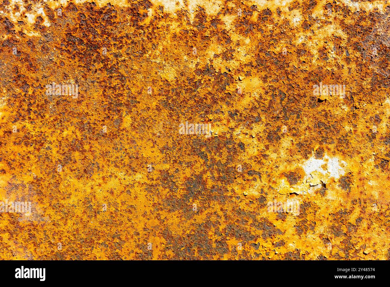 The metal surface is covered with a thick layer of rust Stock Photo - Alamy