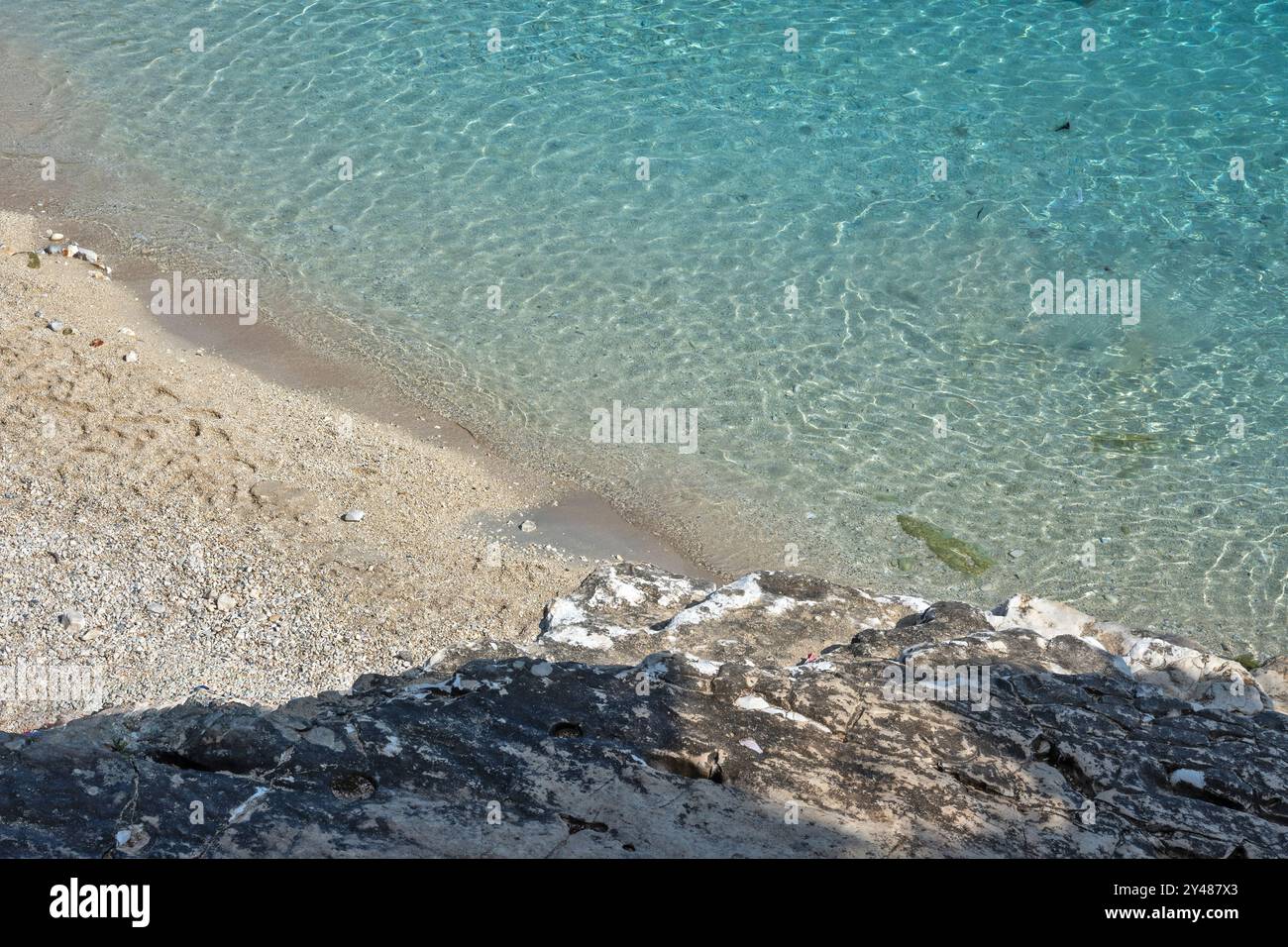 Amazing view of Emplisi Fiskardo Beach, Cephalonia, Ionian Islands ...