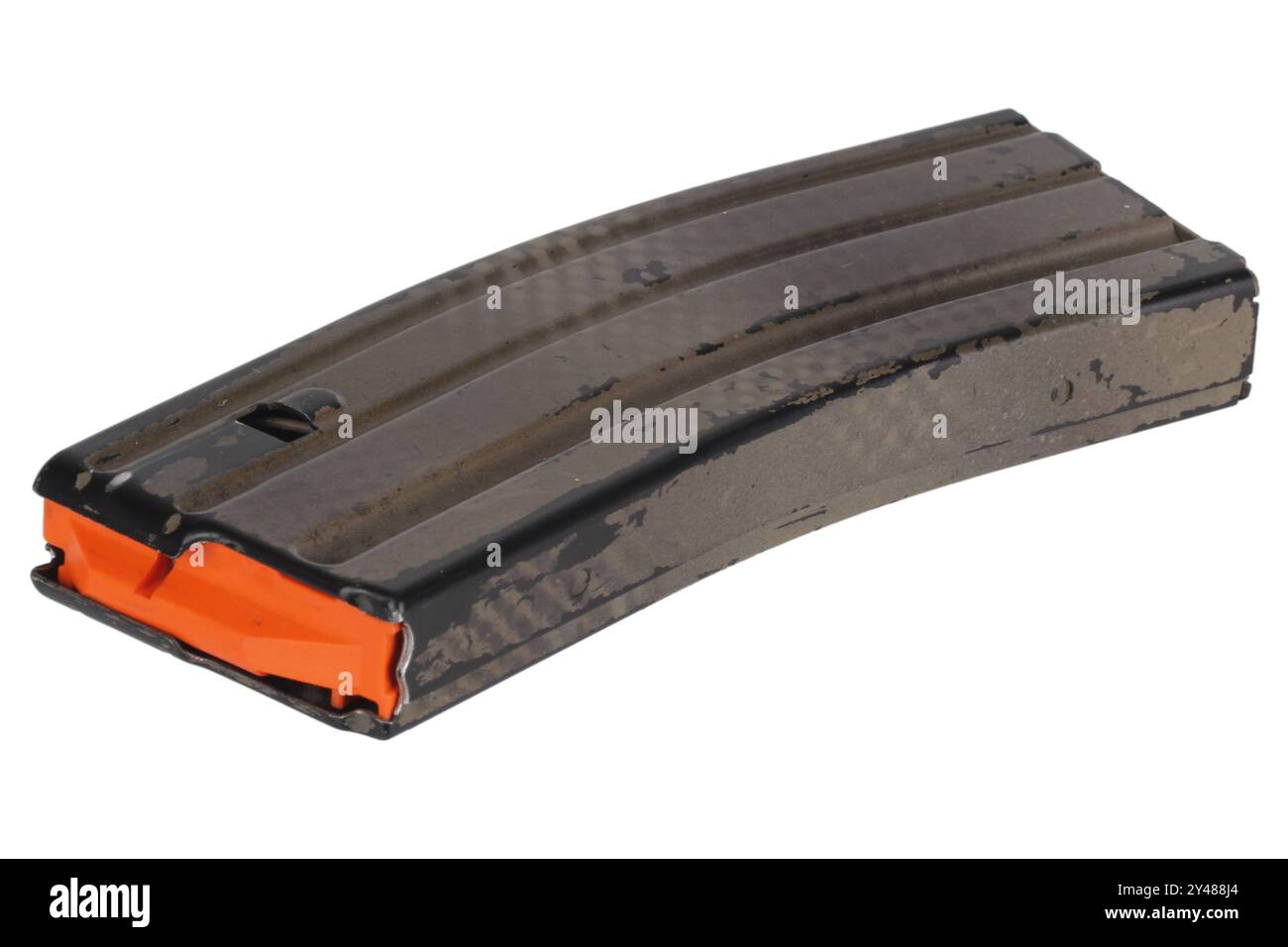 Standard issue 30-round M16 magazine isolated on white background Stock ...