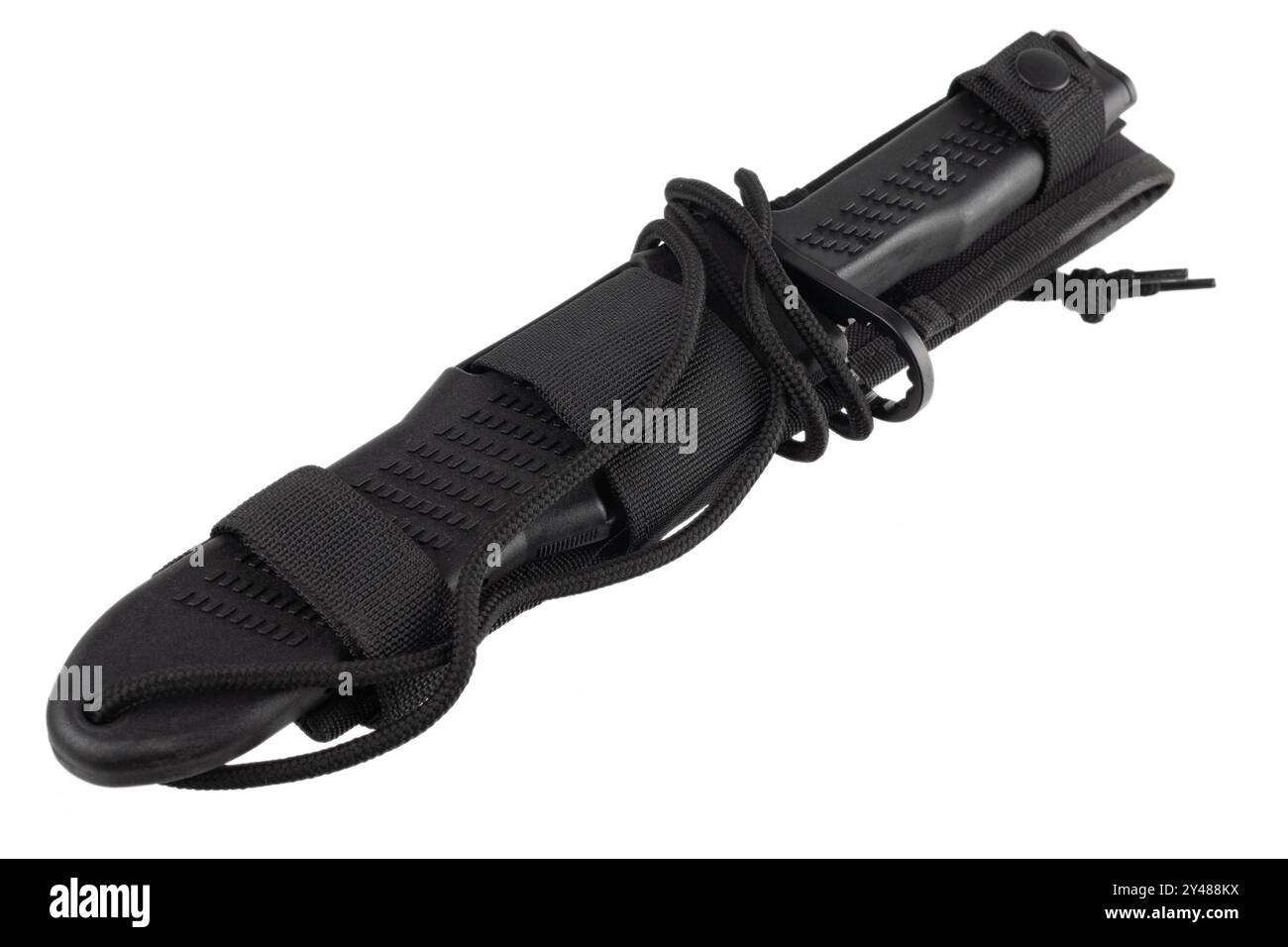 Modern bayonet for assault rifle isolated on white background Stock ...