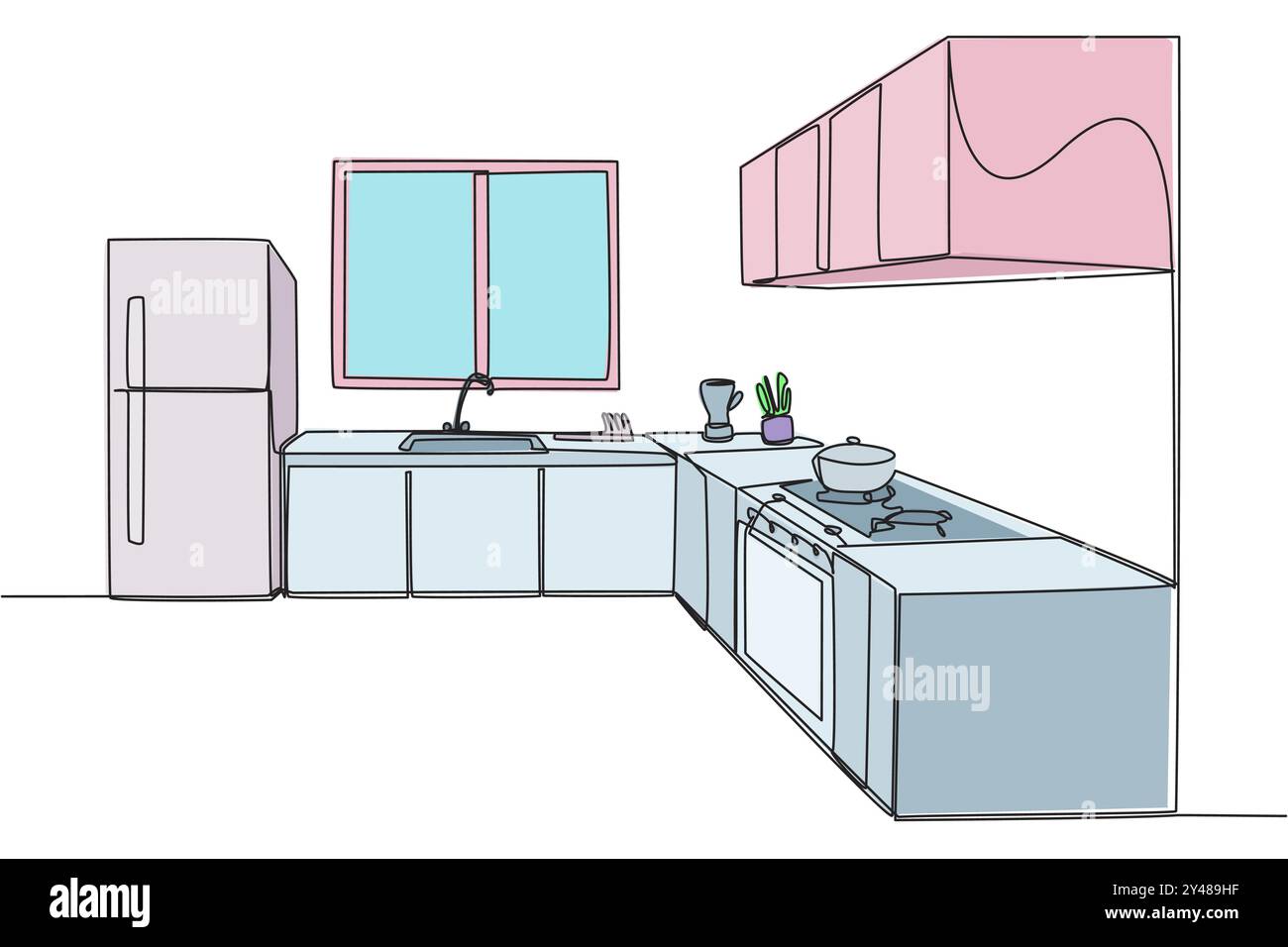 Sink equipped Stock Vector Images - Alamy