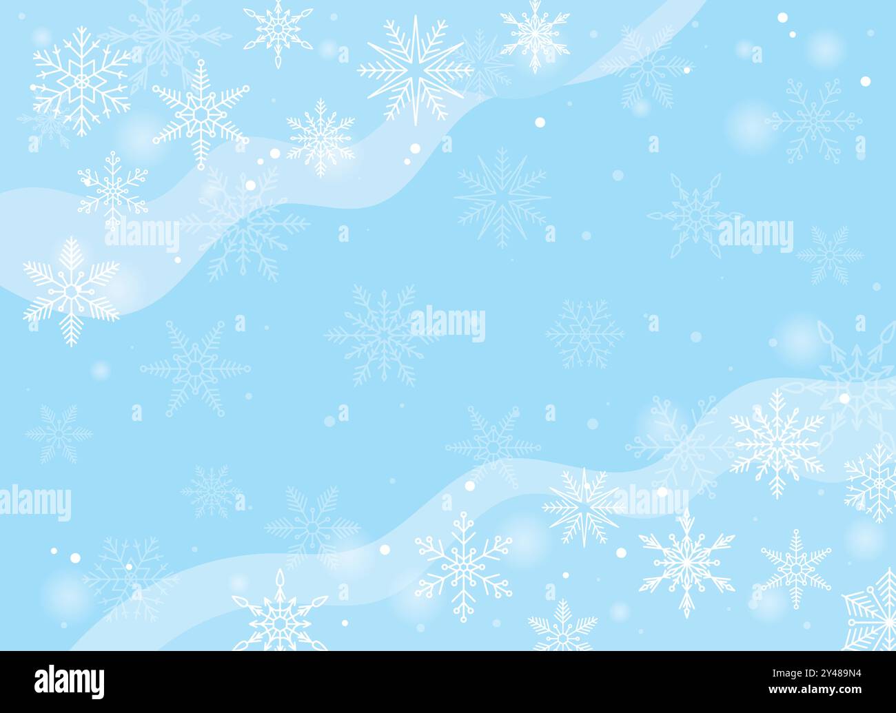 Vector background with snowflakes Stock Vector Image & Art - Alamy