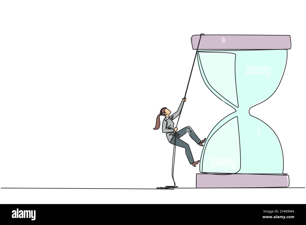 Startup employee coming work Stock Vector Images - Alamy