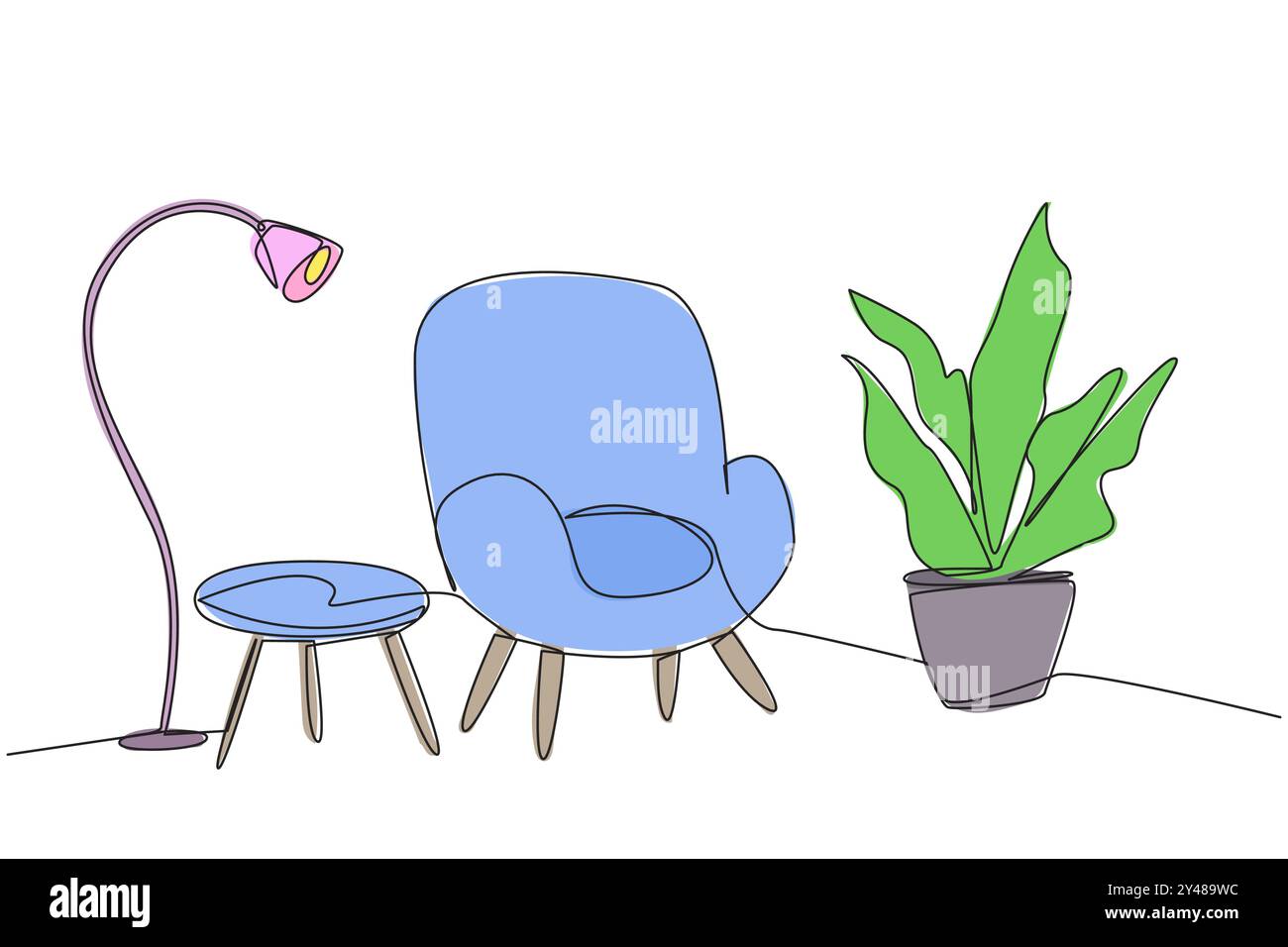 Room full of chairs Stock Vector Images - Alamy