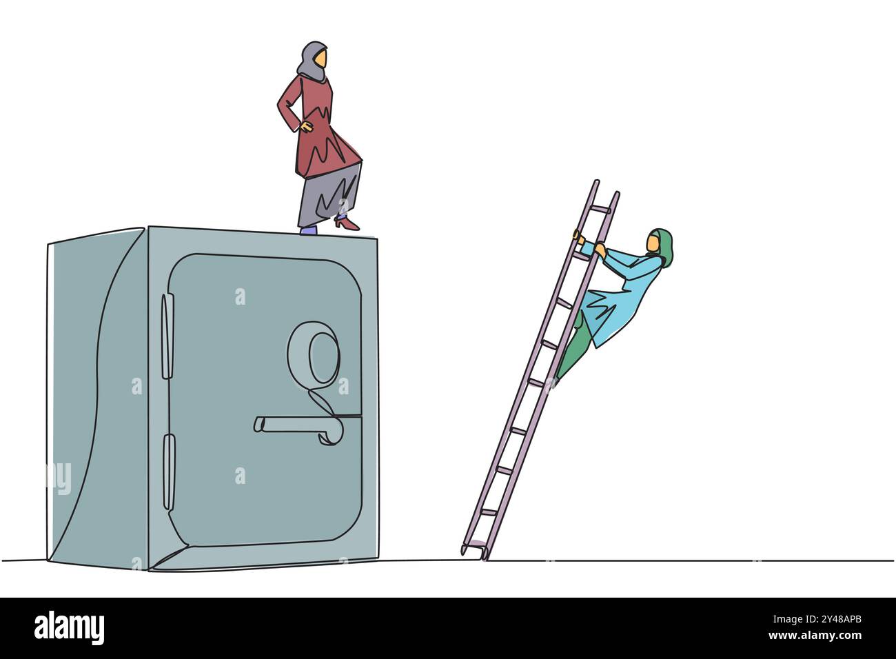 Unable to see his face Stock Vector Images - Alamy