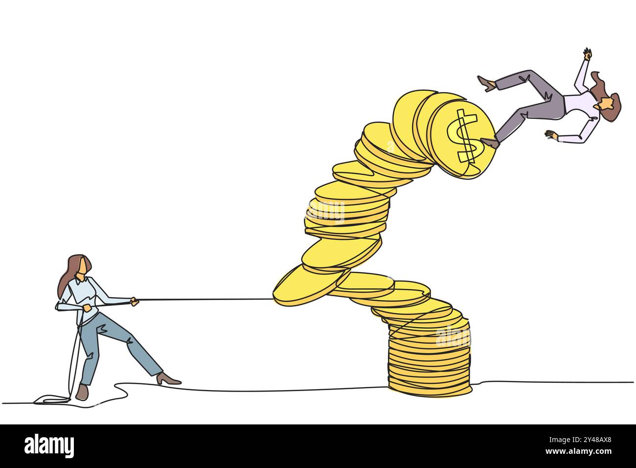 On piles Stock Vector Images - Alamy