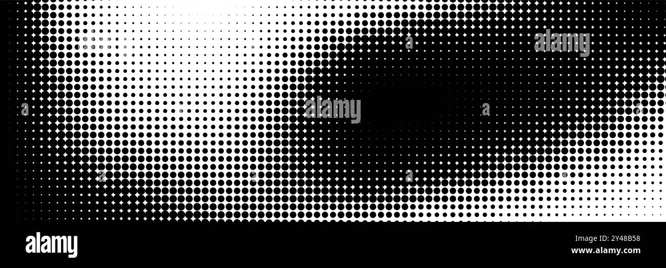 faded gradient halftone dots background. Vector illustration Stock ...