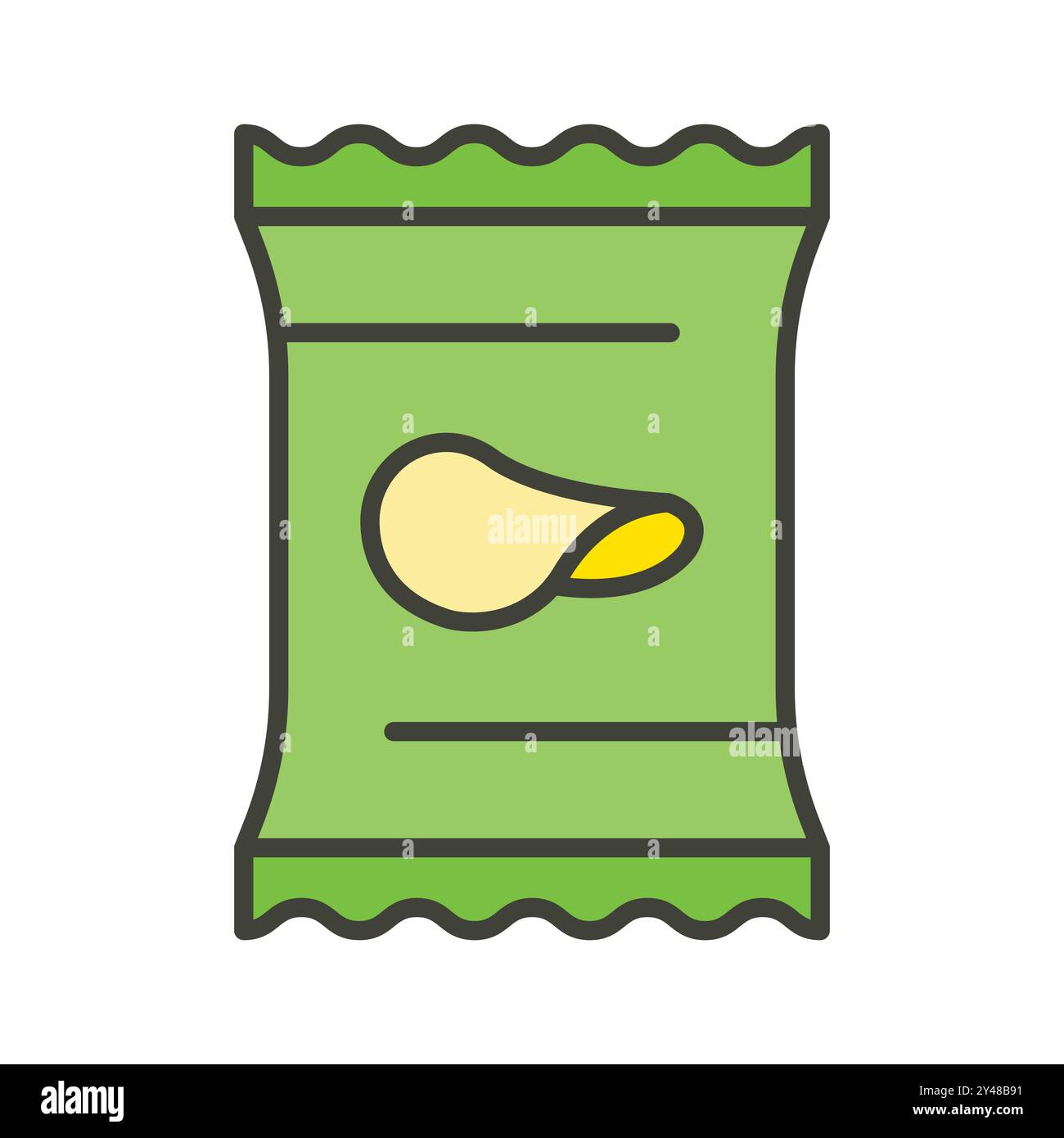 Eatable chips Stock Vector Images - Alamy