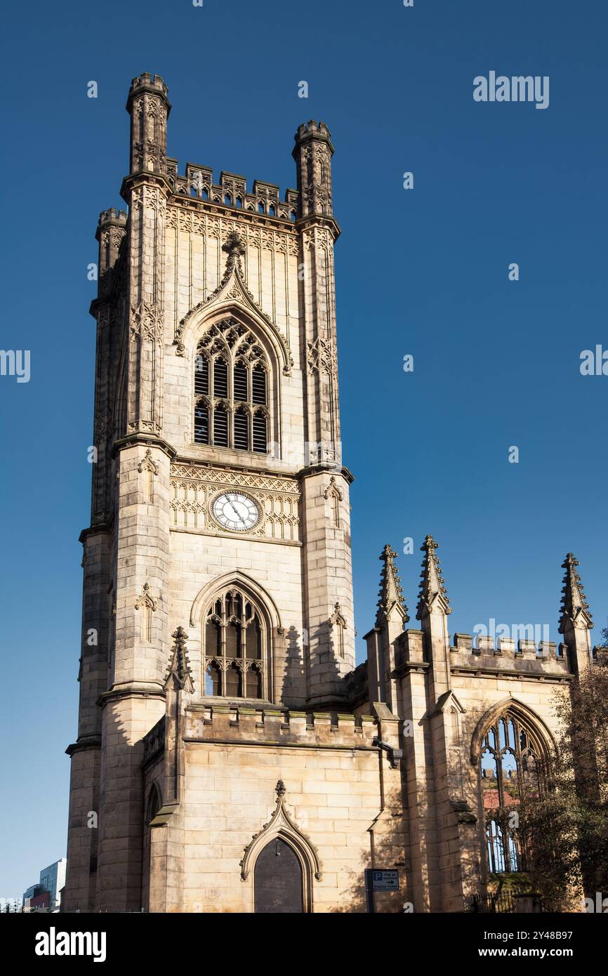 St Luke's Church (Bombed-out Church) in Liverpool, England, UK Stock ...