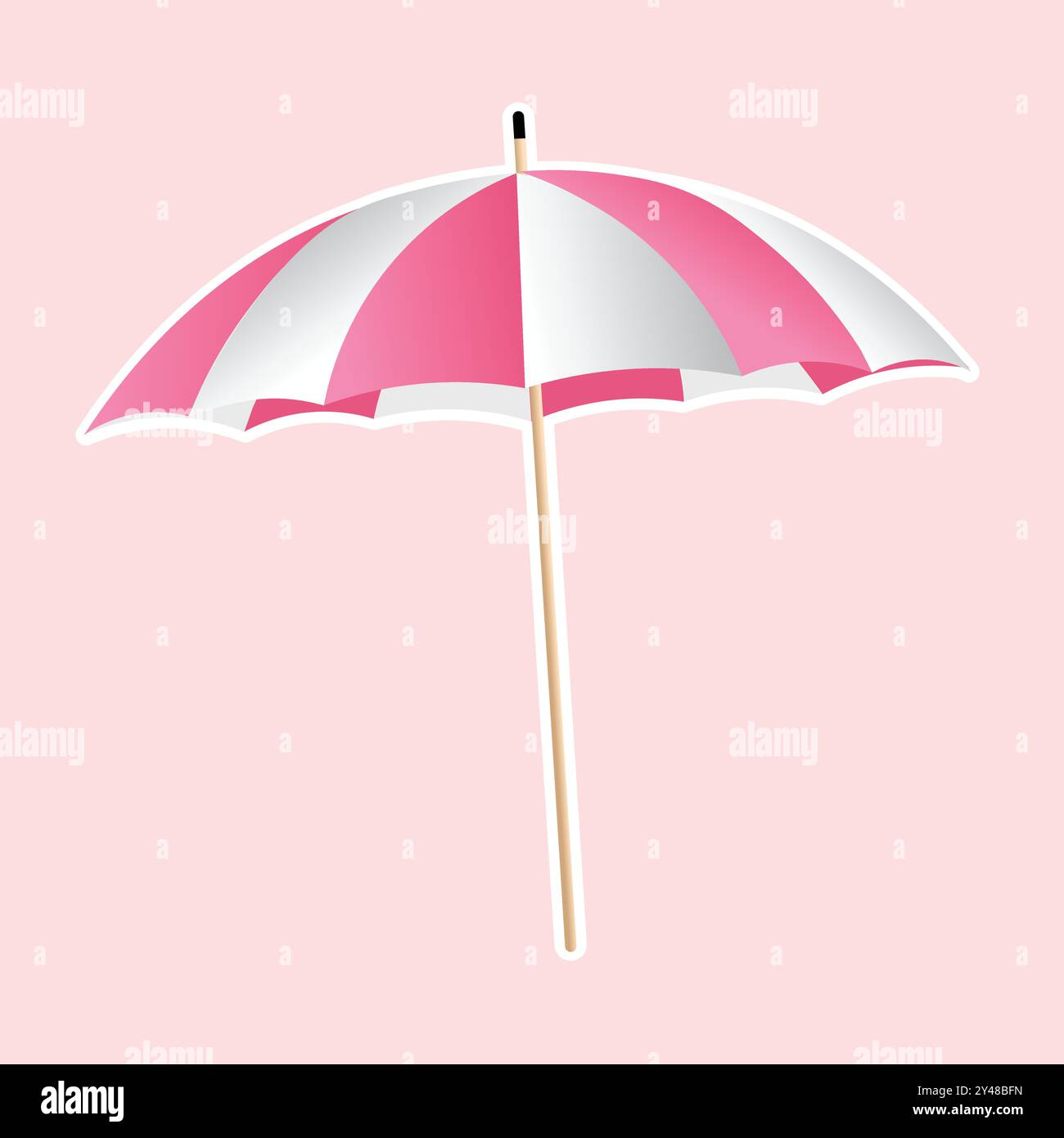 Beach umbrella glyph icon, travel and parasol, sun umbrella sign vector ...