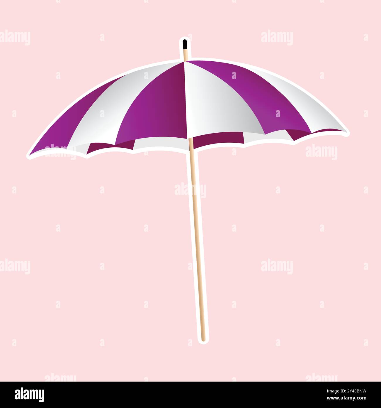 Beach umbrella glyph icon, travel and parasol, sun umbrella sign vector ...