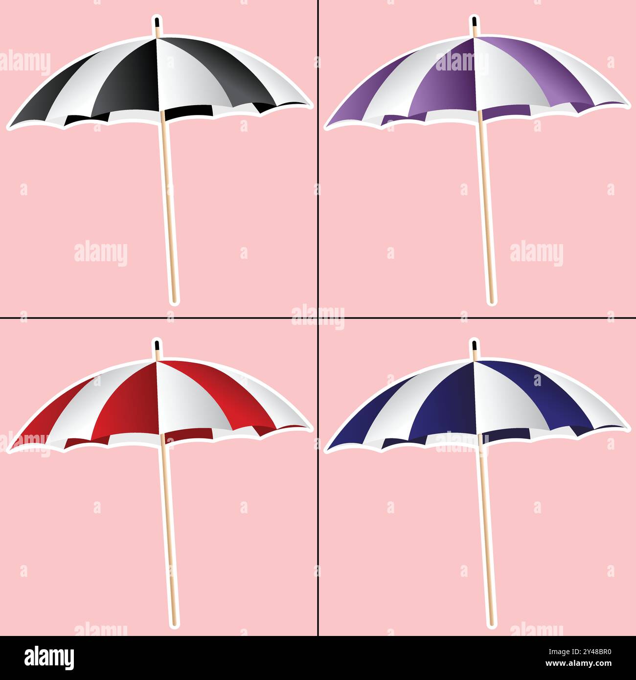 Beach umbrella glyph icon, travel and parasol, sun umbrella sign vector ...