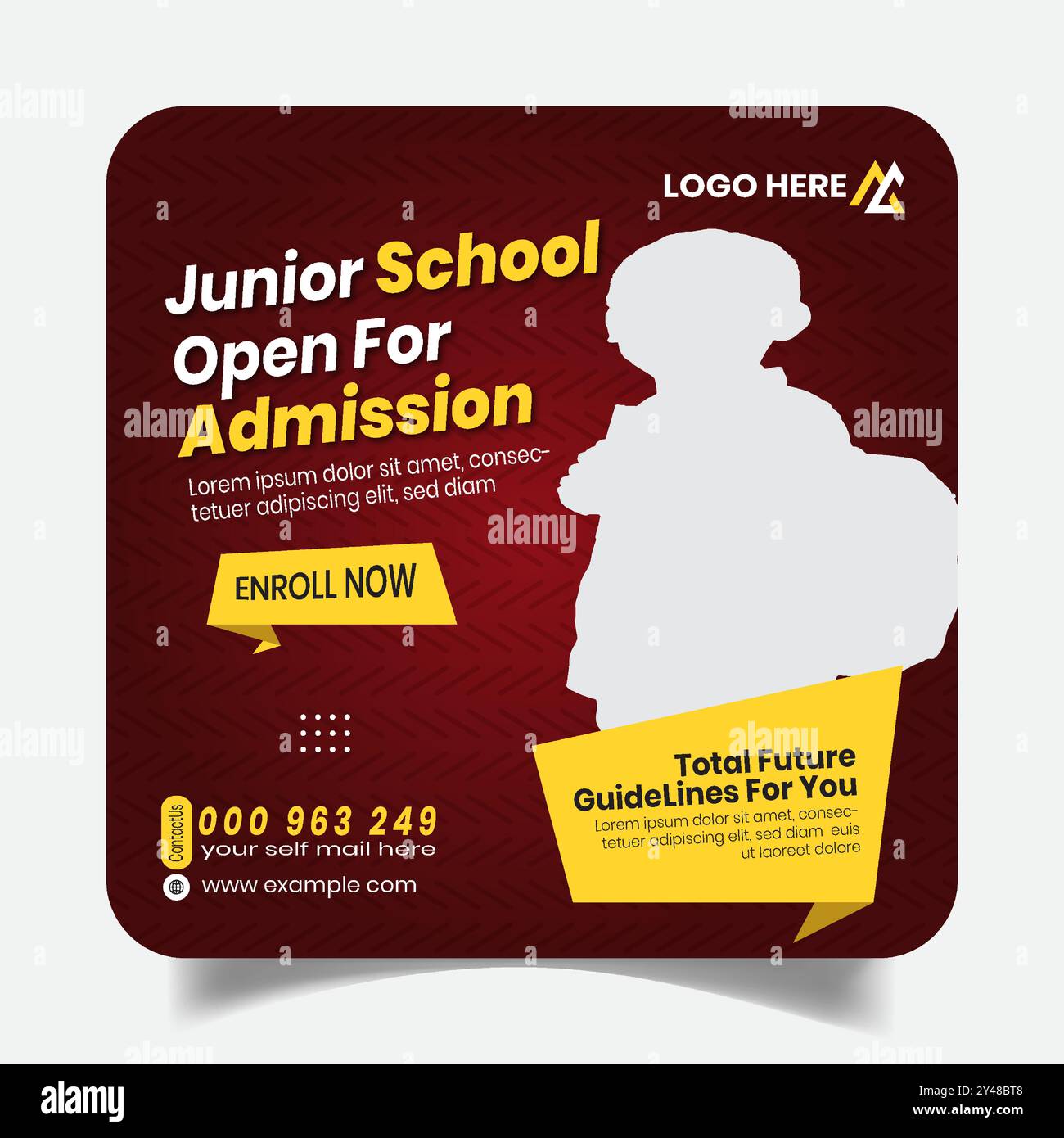 School post design hi-res stock photography and images - Alamy