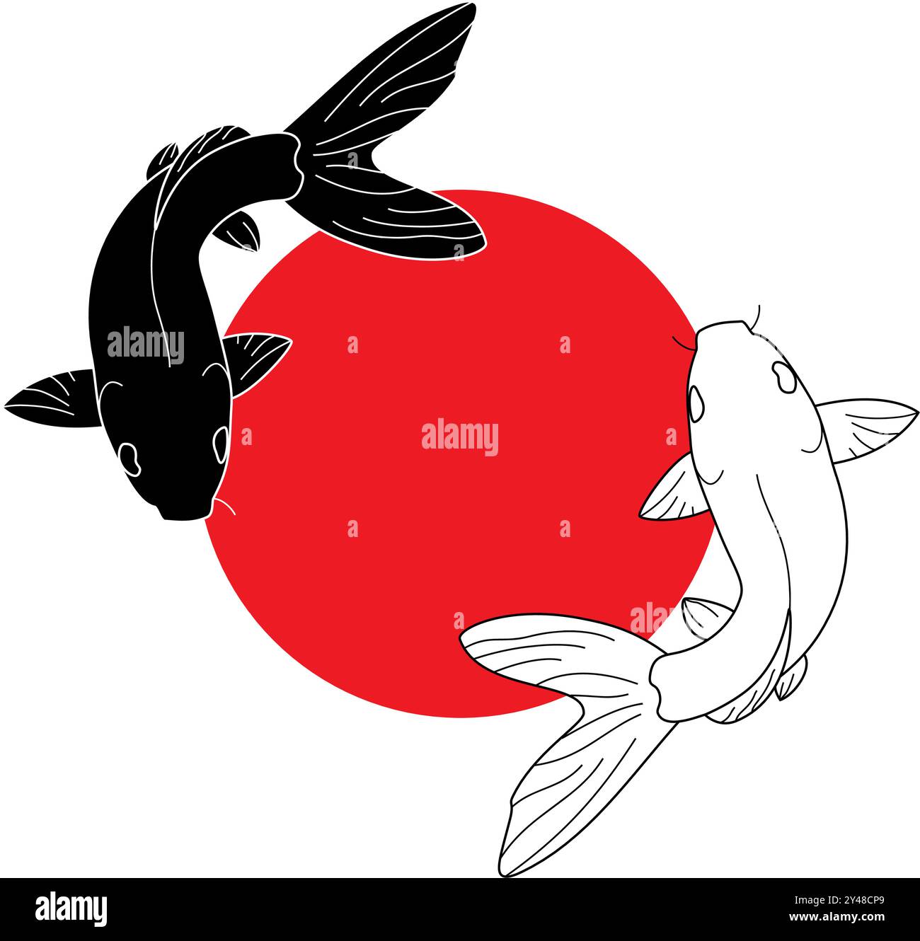 Asian fish painting hi-res stock photography and images - Alamy